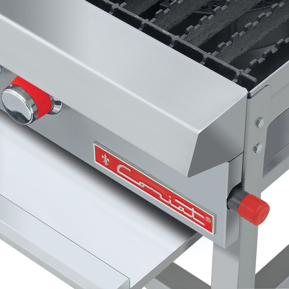 Estufon Coriat EC-1T De 2 Quemadores En Hierro Gris Linea Premium ...