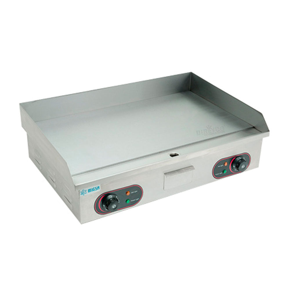 Plancha Eléctrica Migsa BN-820B Grill Lisa De Acero Inoxidable Con Caj ...