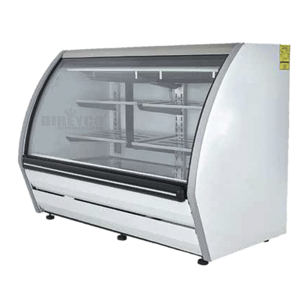 Vitrina Imbera PHS-18 Cremera Blanca o Negra De Cristal Curvo - 102486 ...